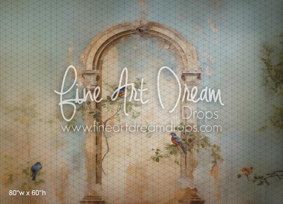 Italian Fresco Arch III (WM) – Fine Art Dream Drops