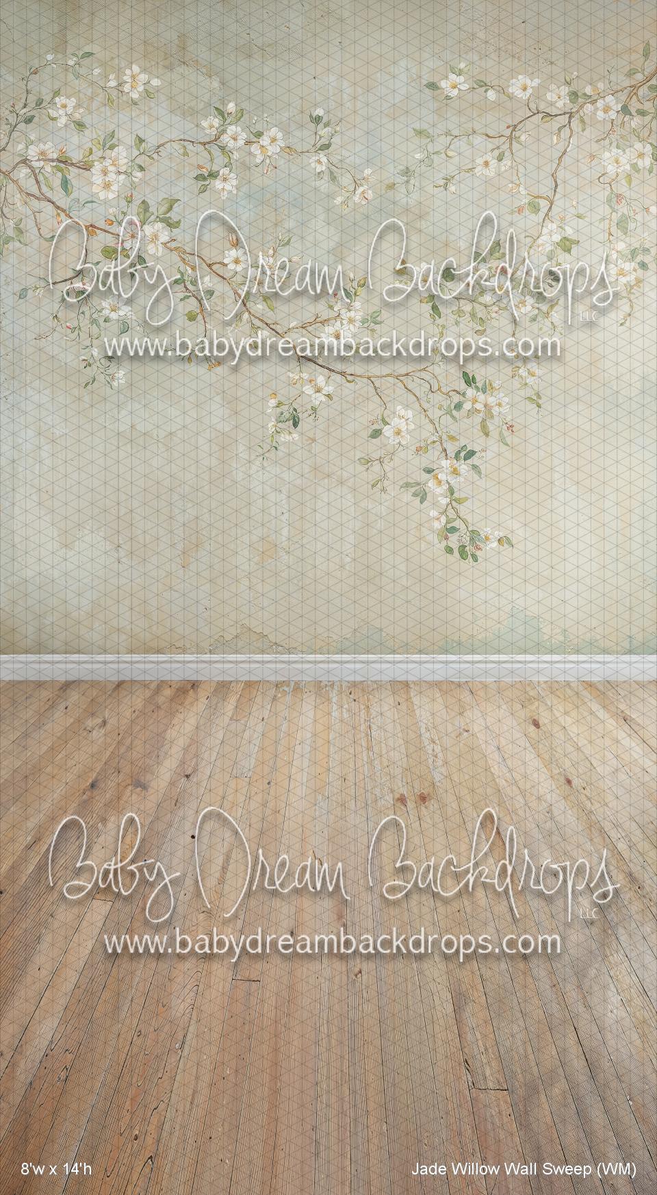 X Drop Jade Willow Wall Sweep (WM) – Fine Art Dream Drops