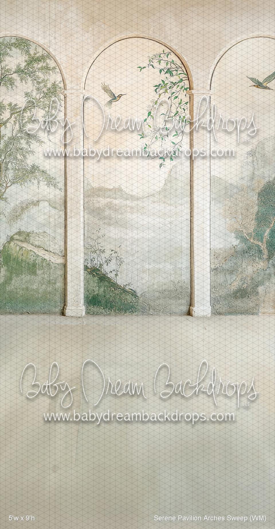 Serene Pavilion Arches Sweep (WM) – Fine Art Dream Drops